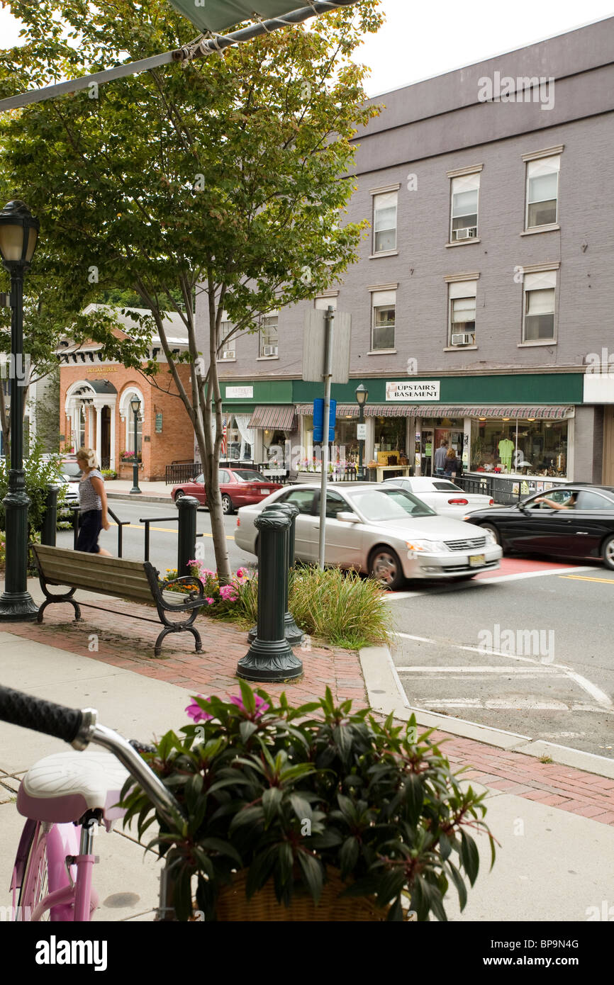 Lee, Massachusetts is the quintessential small New England town Stock ...
