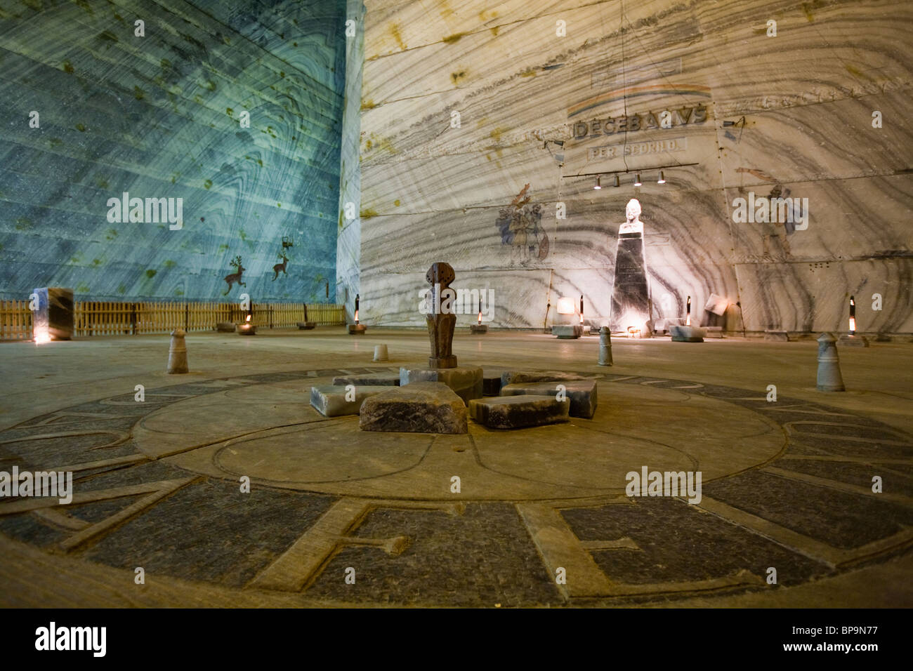 Deep Underground Salt Mine Approx 500M Deep Huge Salt Excavation Mine ...