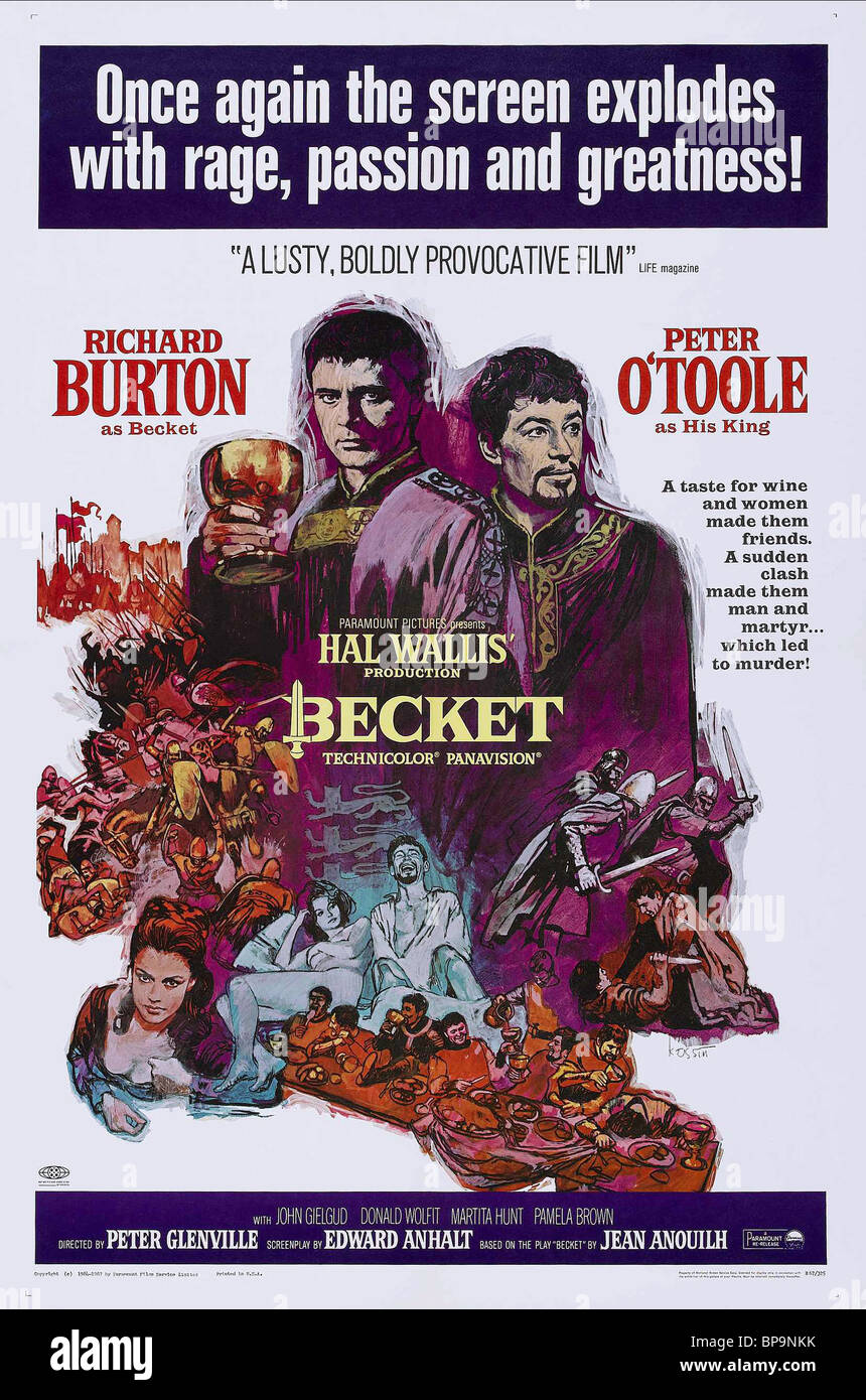 Becket Film 1964 Stock Photos & Becket Film 1964 Stock Images - Alamy