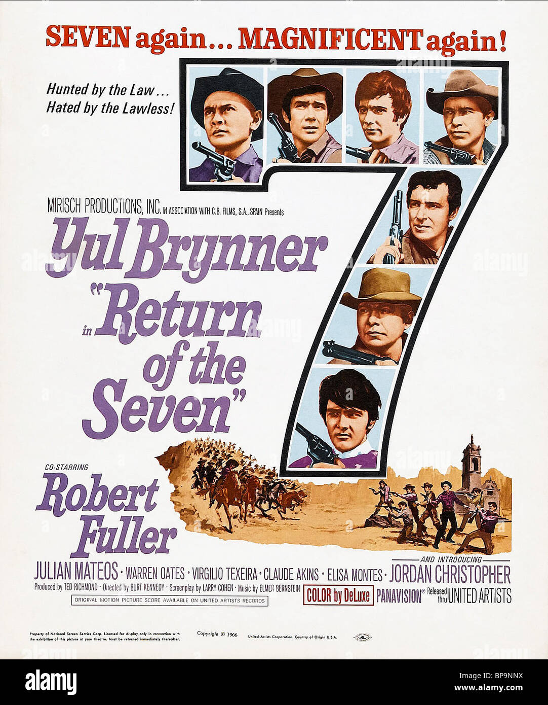 The Magnificent Seven Poster High Resolution Stock Photography and ...