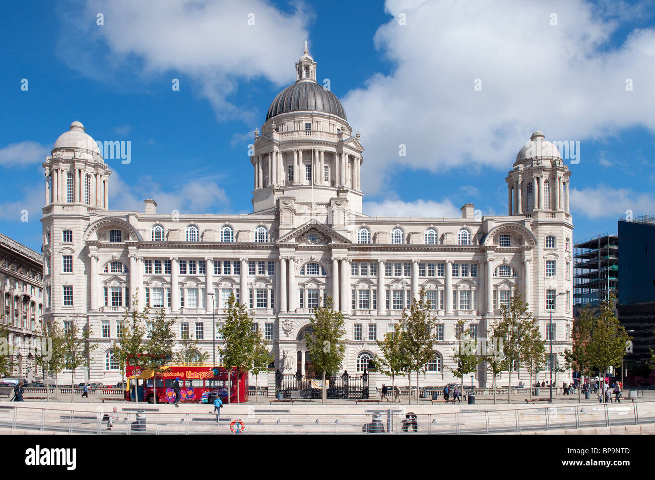 The " Port of Liverpool building " at the pier head, liverpool, uk ...