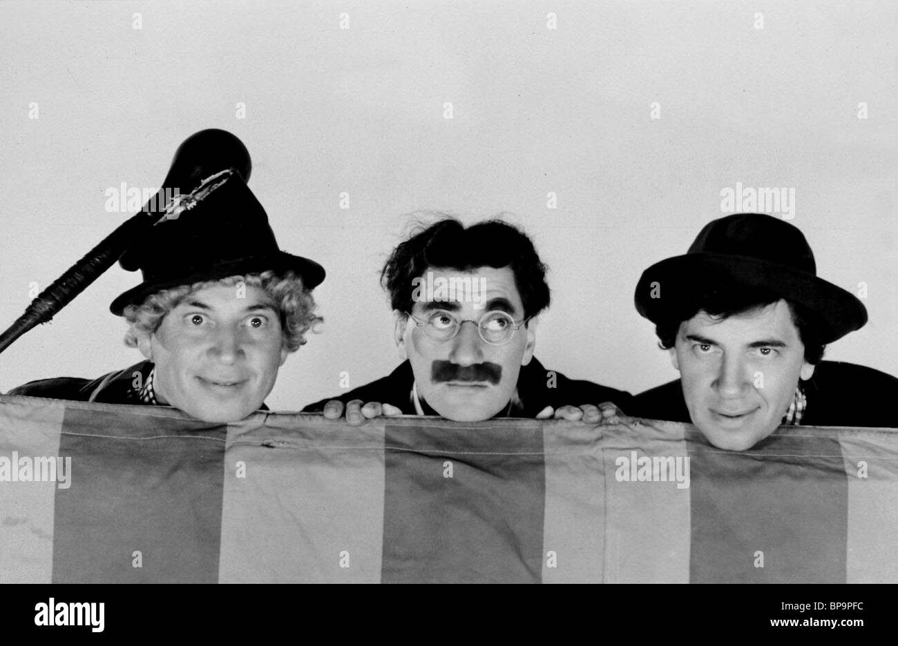 HARPO MARX, GROUCHO MARX, CHICO MARX, AT THE CIRCUS, 1939 Stock Photo ...