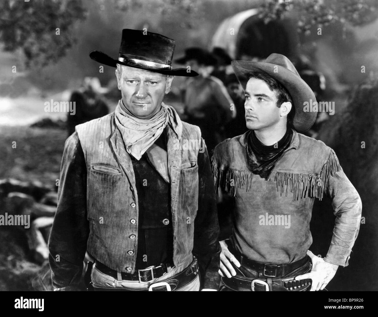JOHN WAYNE, MONTGOMERY CLIFT, RED RIVER, 1948 Stock Photo - Alamy