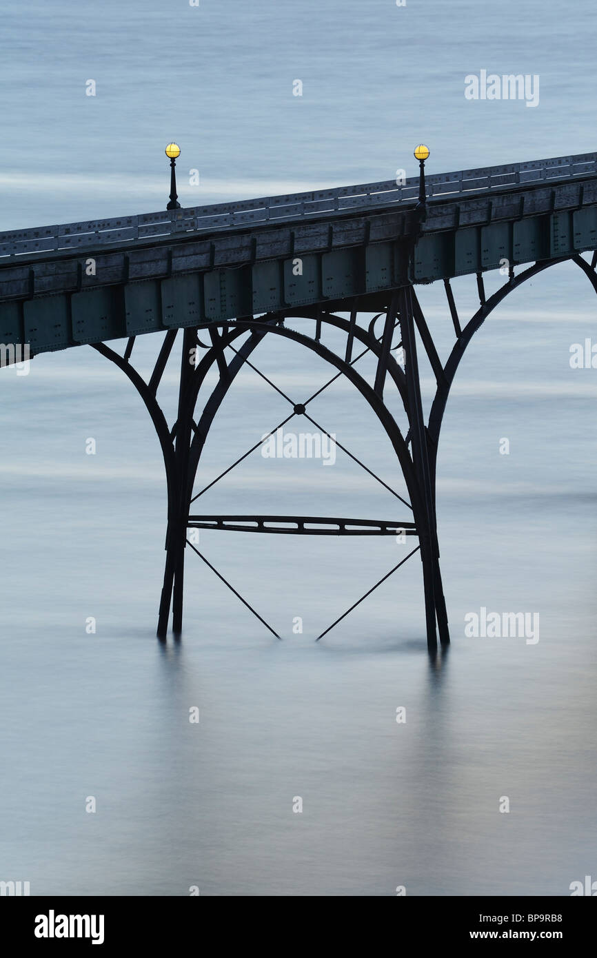 An abstract close up of one of the arches of the Victorian Pier at ...