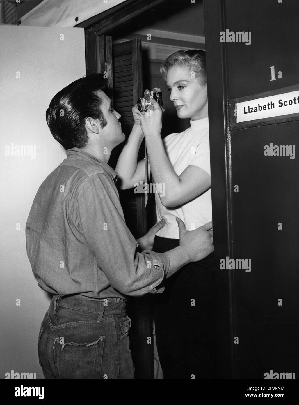 Loving You Elvis Black and White Stock Photos & Images - Alamy