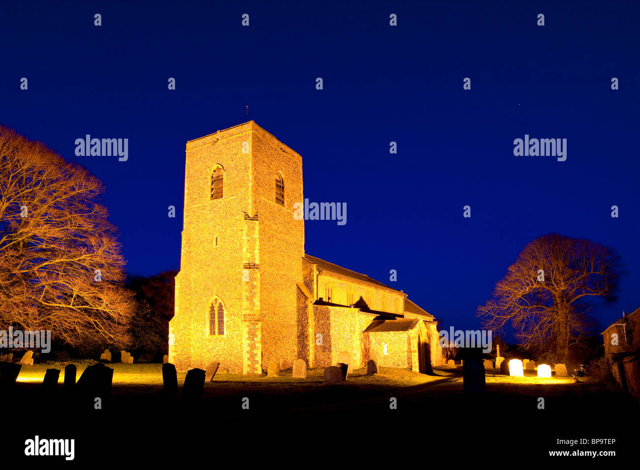 All Saints Church, Marsham, Norfolk Stock Photo - Alamy