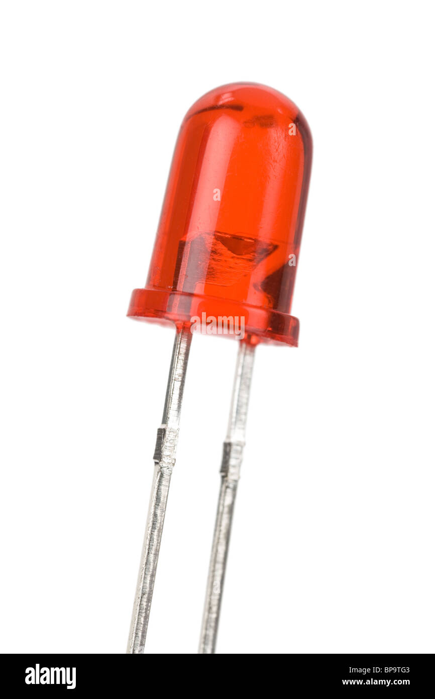 Red LED close up shot Stock Photo - Alamy