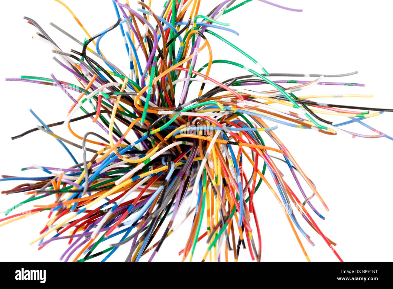 Colorful Cable, Concept of Communication, Data Line Stock Photo - Alamy