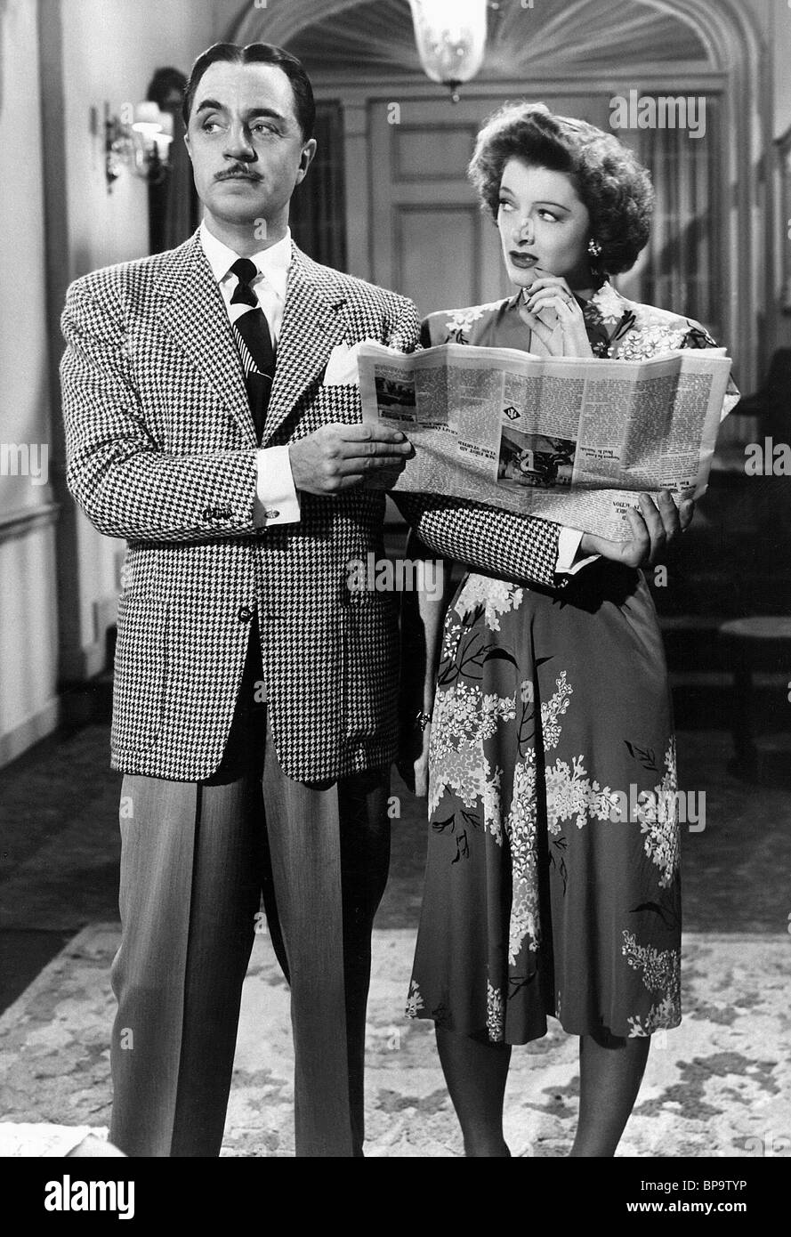 William powell myrna loy Black and White Stock Photos & Images - Alamy