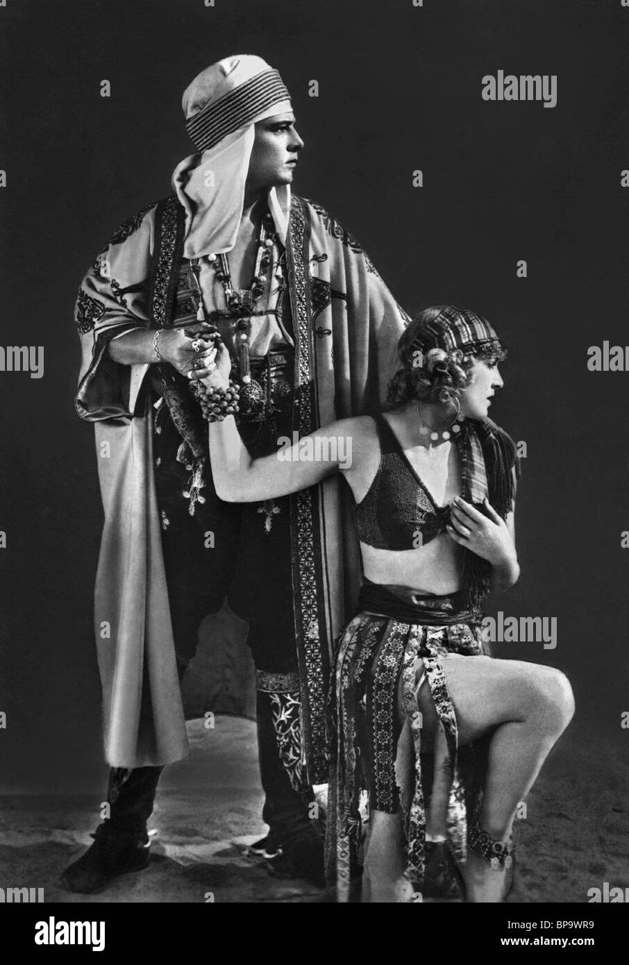 Rudolph valentino in son Black and White Stock Photos & Images - Alamy