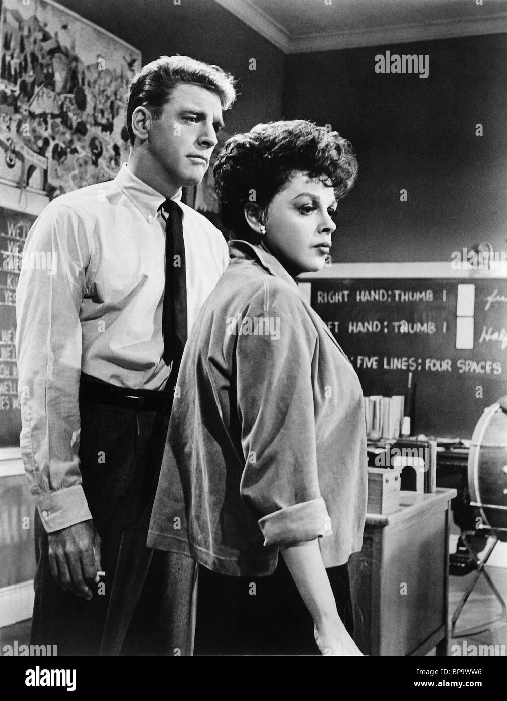 Burt Lancaster Judy Garland Child Black and White Stock Photos & Images ...