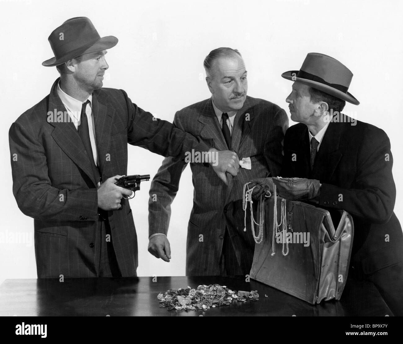 STERLING HAYDEN LOUIS CALHERN SAM JAFFE THE ASPHALT JUNGLE (1950 Stock ...