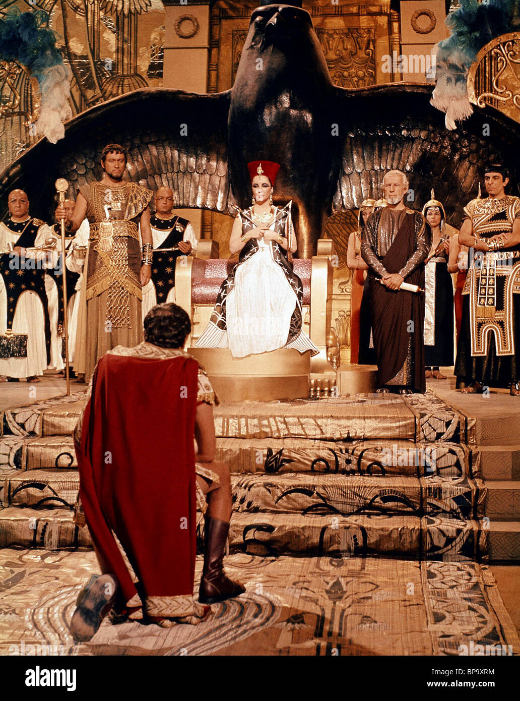Richard Burton Elizabeth Taylor Cleopatra 1963 Stock
