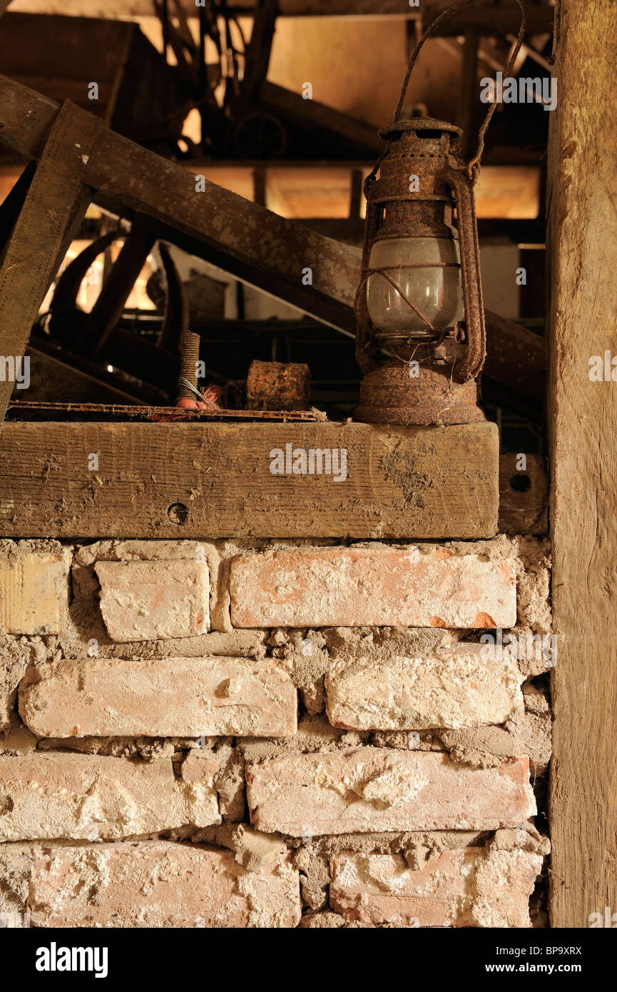 Rusty old oil lamp hi-res stock photography and images - Alamy