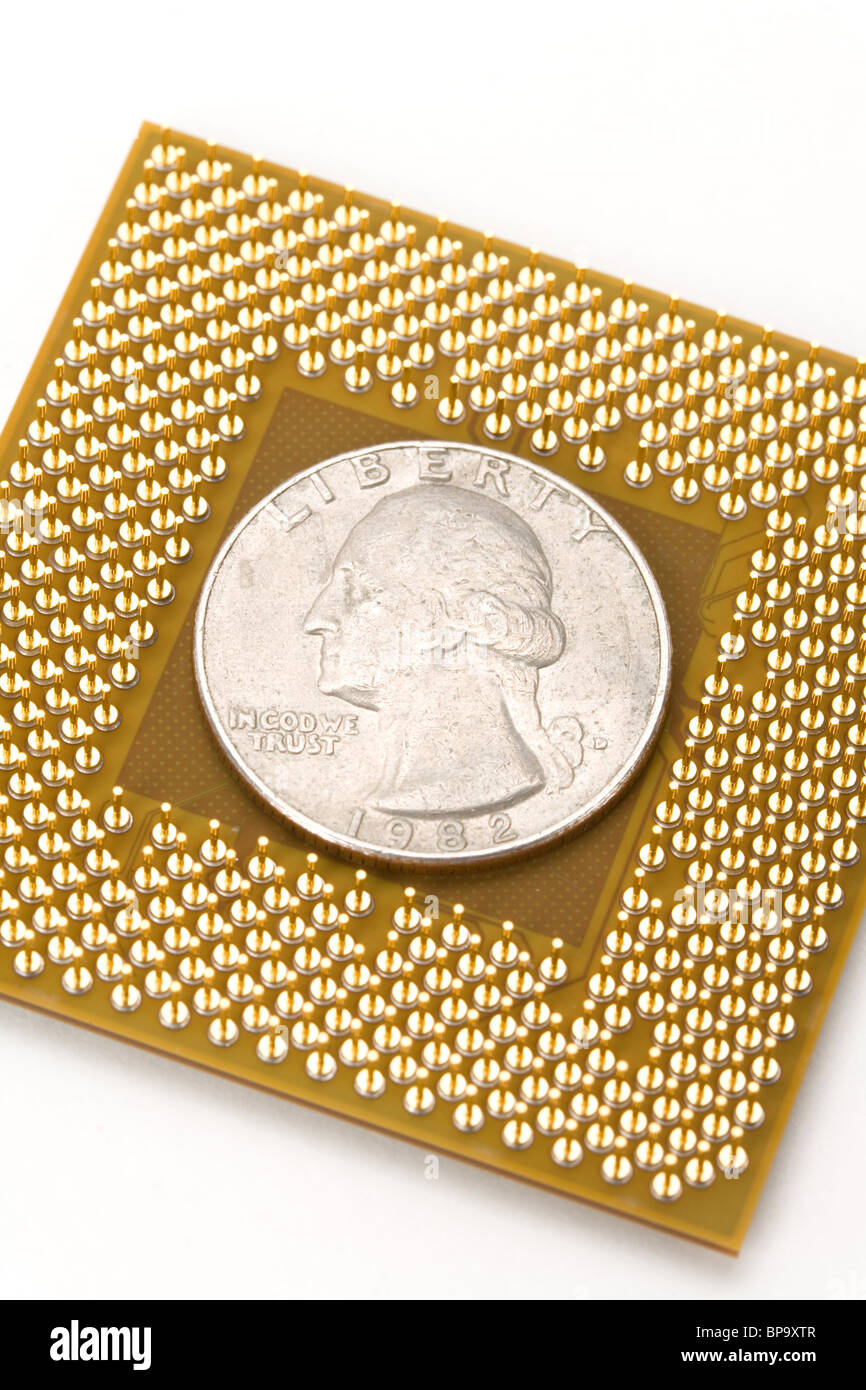 Computer CPU and dollar, concept of online ecommerce Stock Photo - Alamy