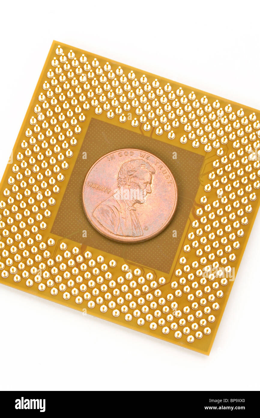 Computer CPU and dollar, concept of online ecommerce Stock Photo - Alamy