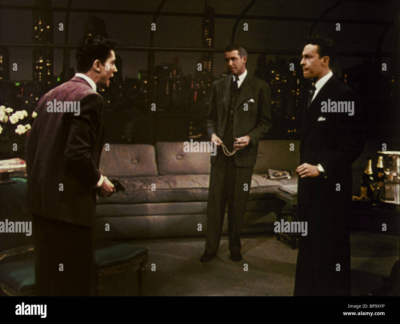FARLEY GRANGER, JAMES STEWART, JOHN DALL, ROPE, 1948 Stock Photo - Alamy