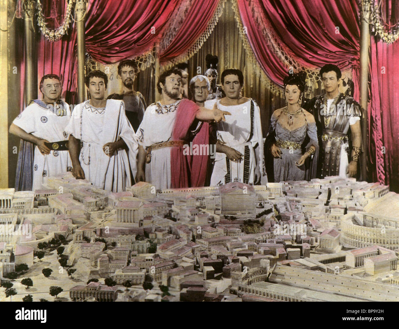 PETER USTINOV, LEO GENN, PATRICIA LAFFAN, ROBERT TAYLOR, QUO VADIS ...