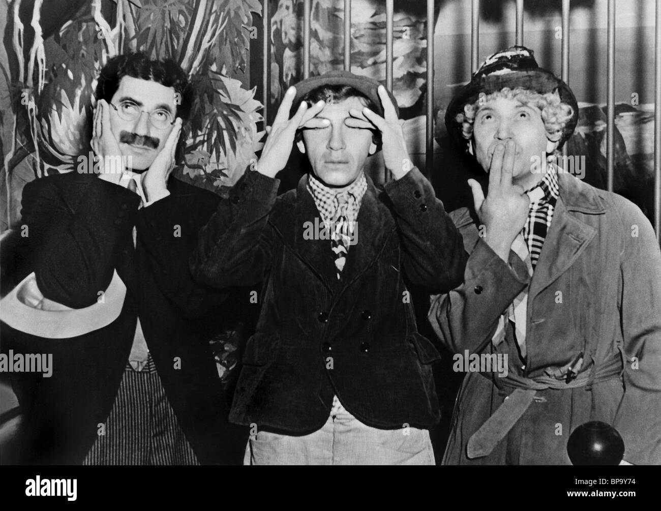 GROUCHO MARX, CHICO MARX, HARPO MARX, AT THE CIRCUS, 1939 Stock Photo ...