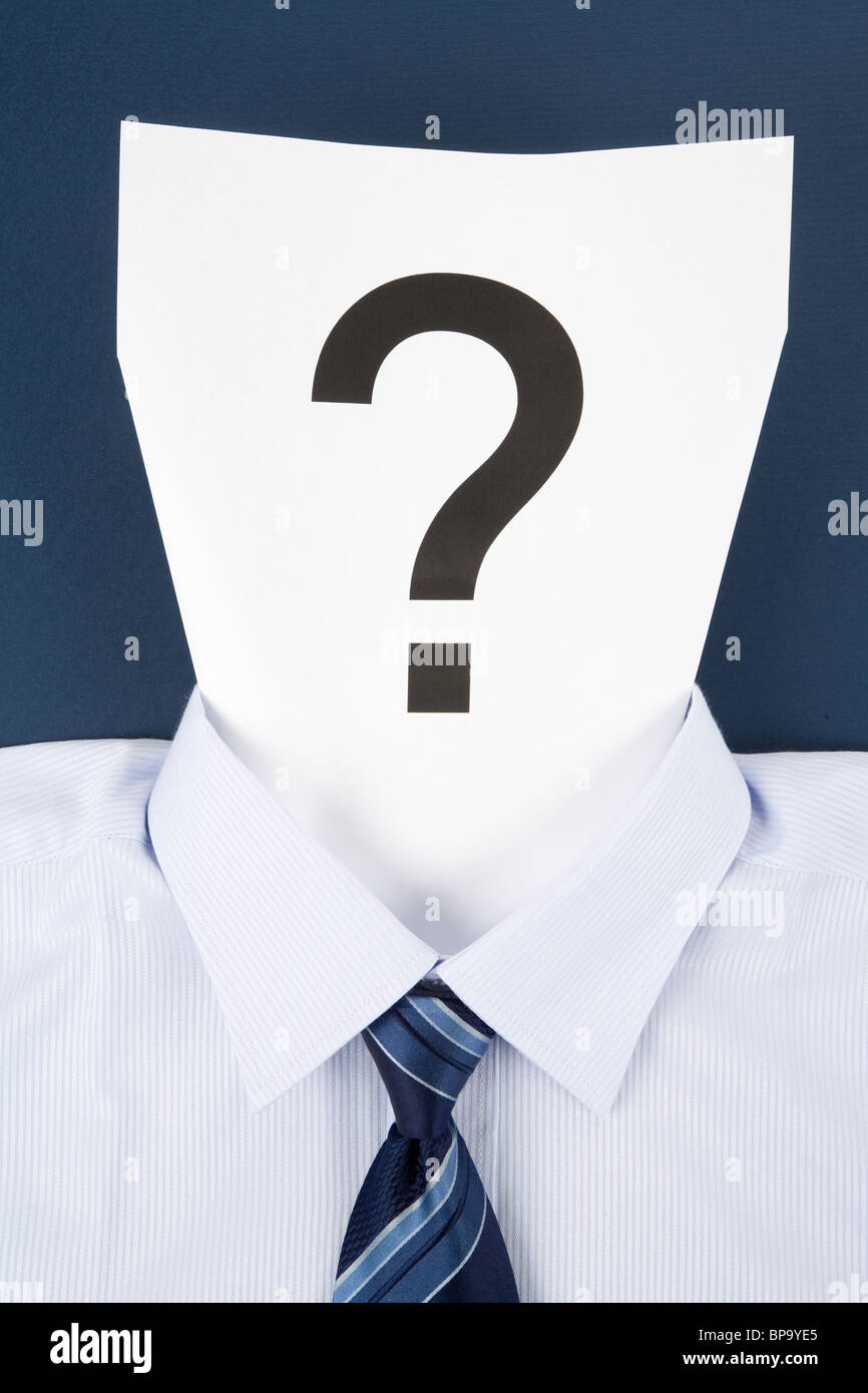 Question mark face hi-res stock photography and images - Alamy