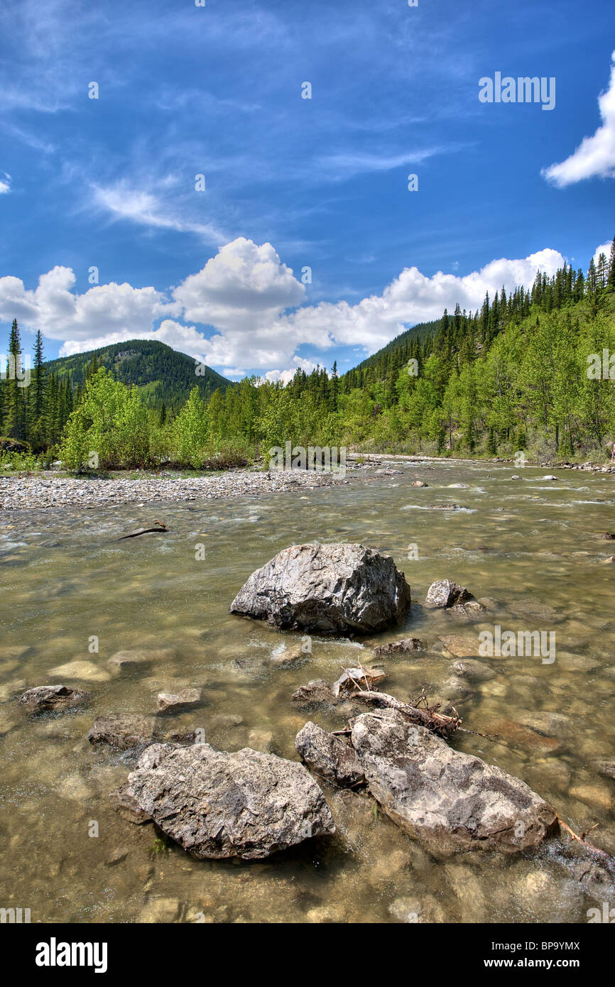 Elbow River Kananaskis Country Alberta, Canada Stock Photo - Alamy