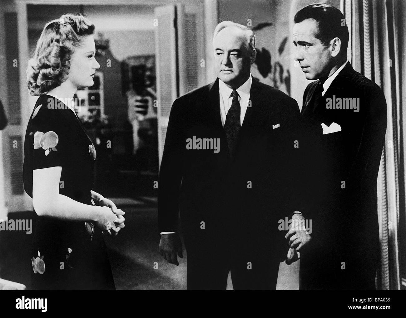ALEXIS SMITH SYDNEY GREENSTREET HUMPHREY BOGART CONFLICT (1945 Stock ...