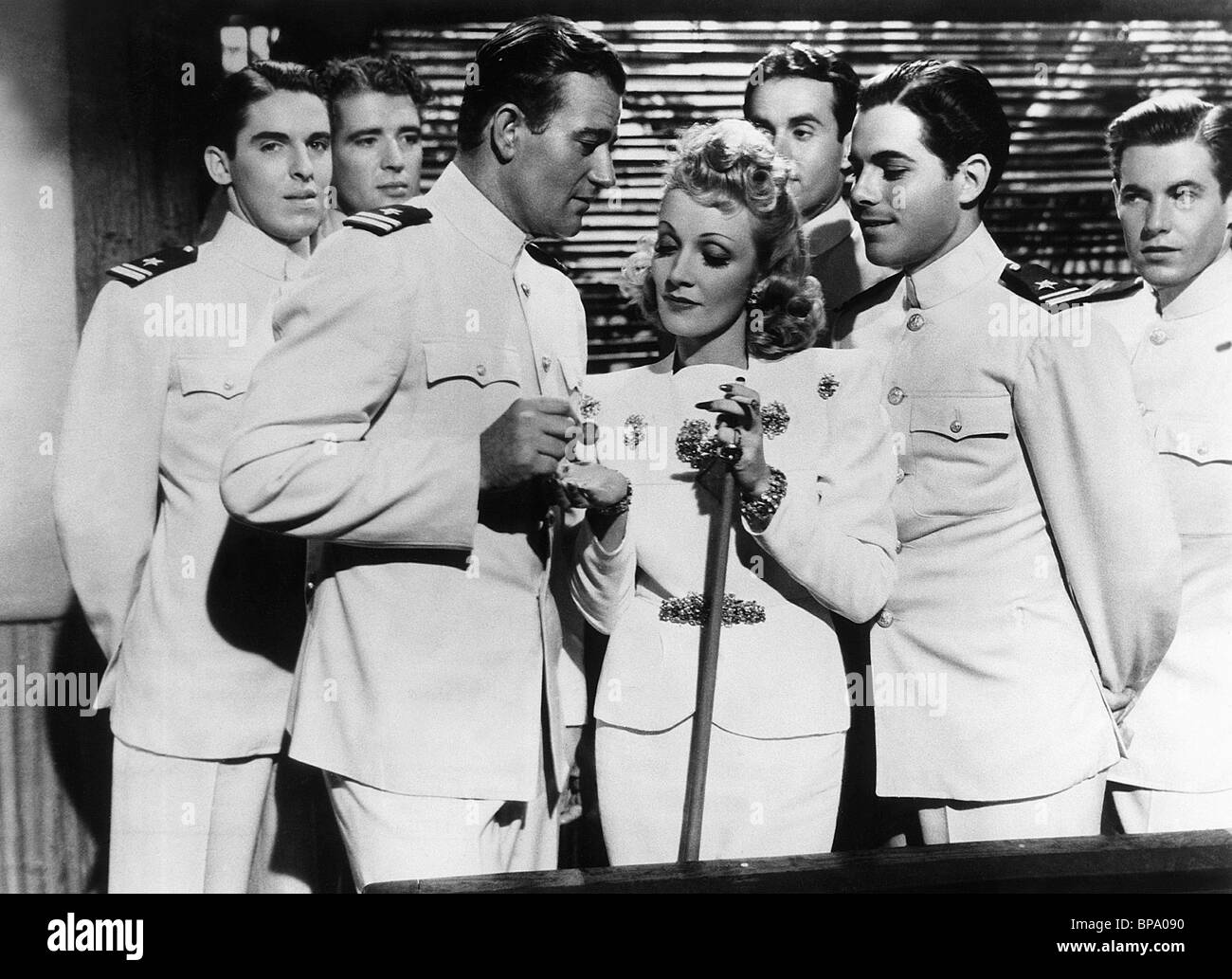 JOHN WAYNE, MARLENE DIETRICH, SEVEN SINNERS, 1940 Stock Photo - Alamy