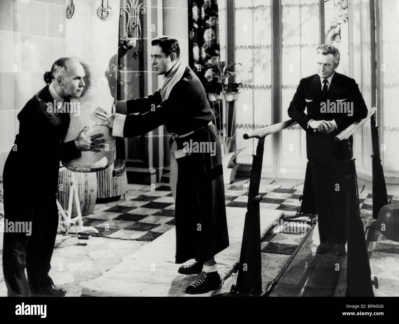 JAMES GLEASON ROBERT MONTGOMERY CLAUDE RAINS HER COMES MR. JORDAN (1941 ...