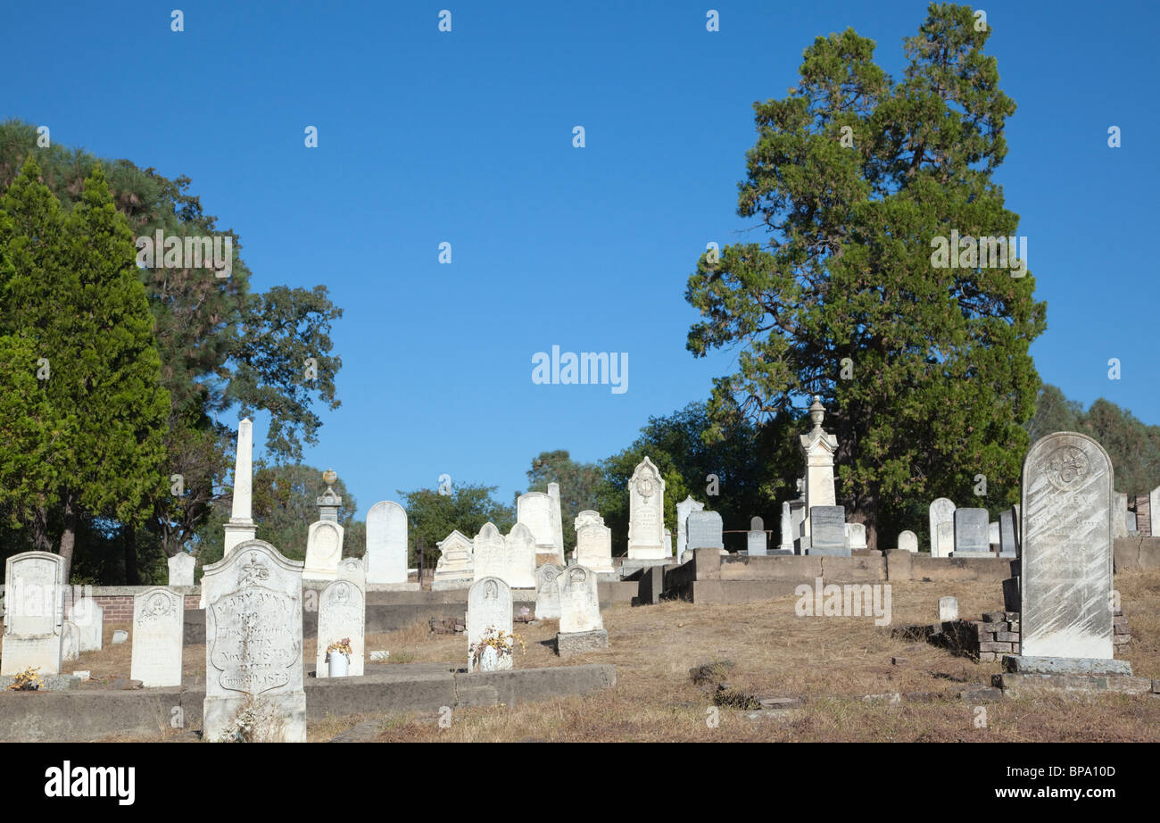 Old Cemetery in CA Stock Photo - Alamy