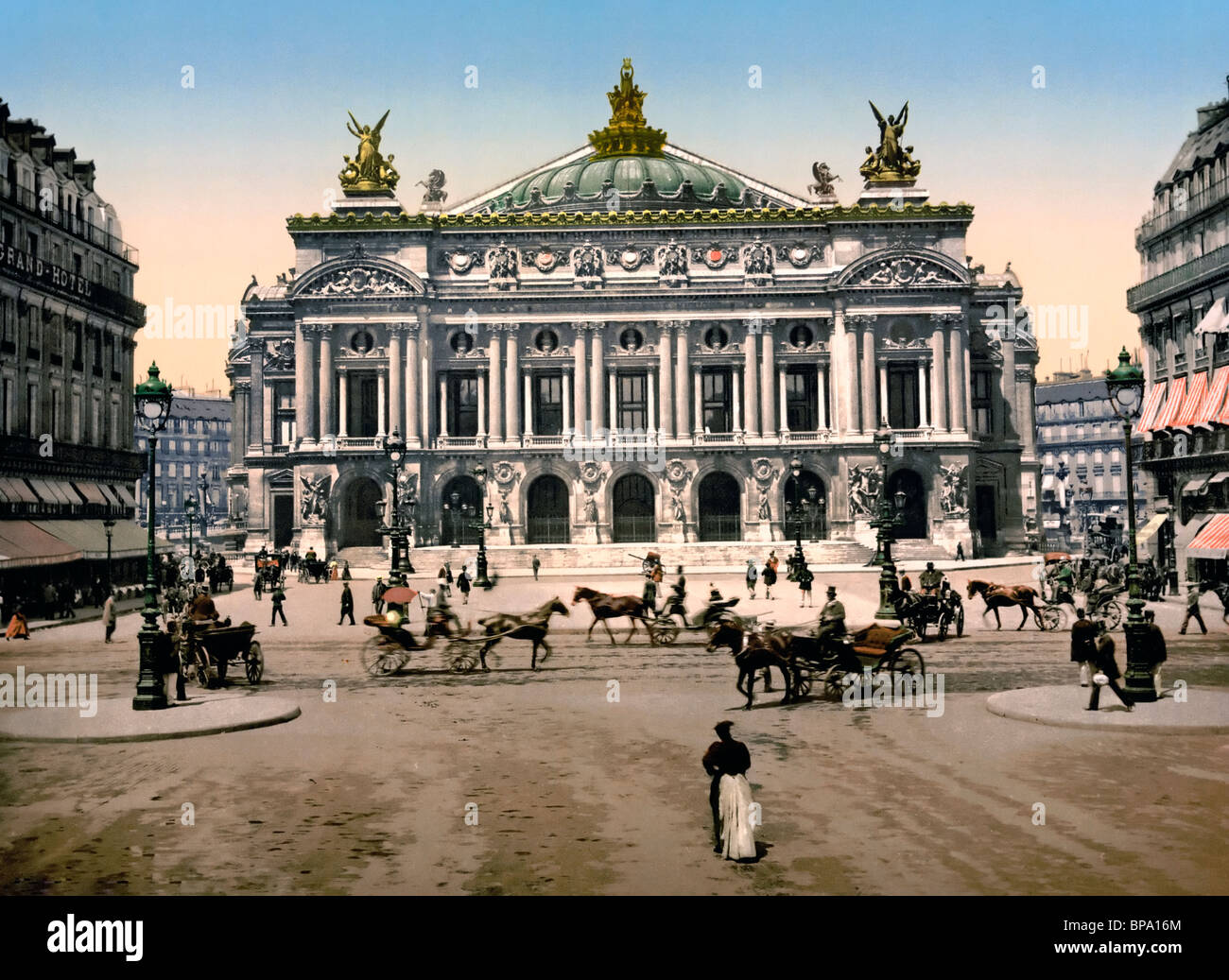 The Opera House, Paris, France, circa 1900 Stock Photo - Alamy