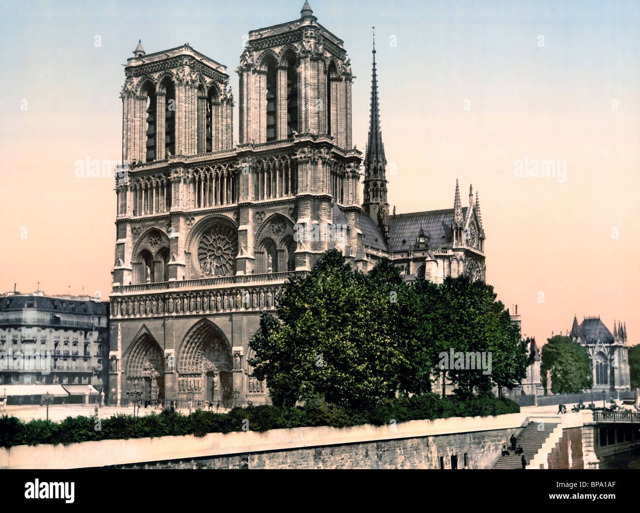 Notre Dame, Paris, France, circa 1900 Stock Photo - Alamy