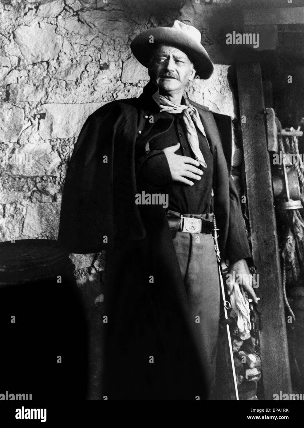 John wayne western actor Black and White Stock Photos & Images - Alamy