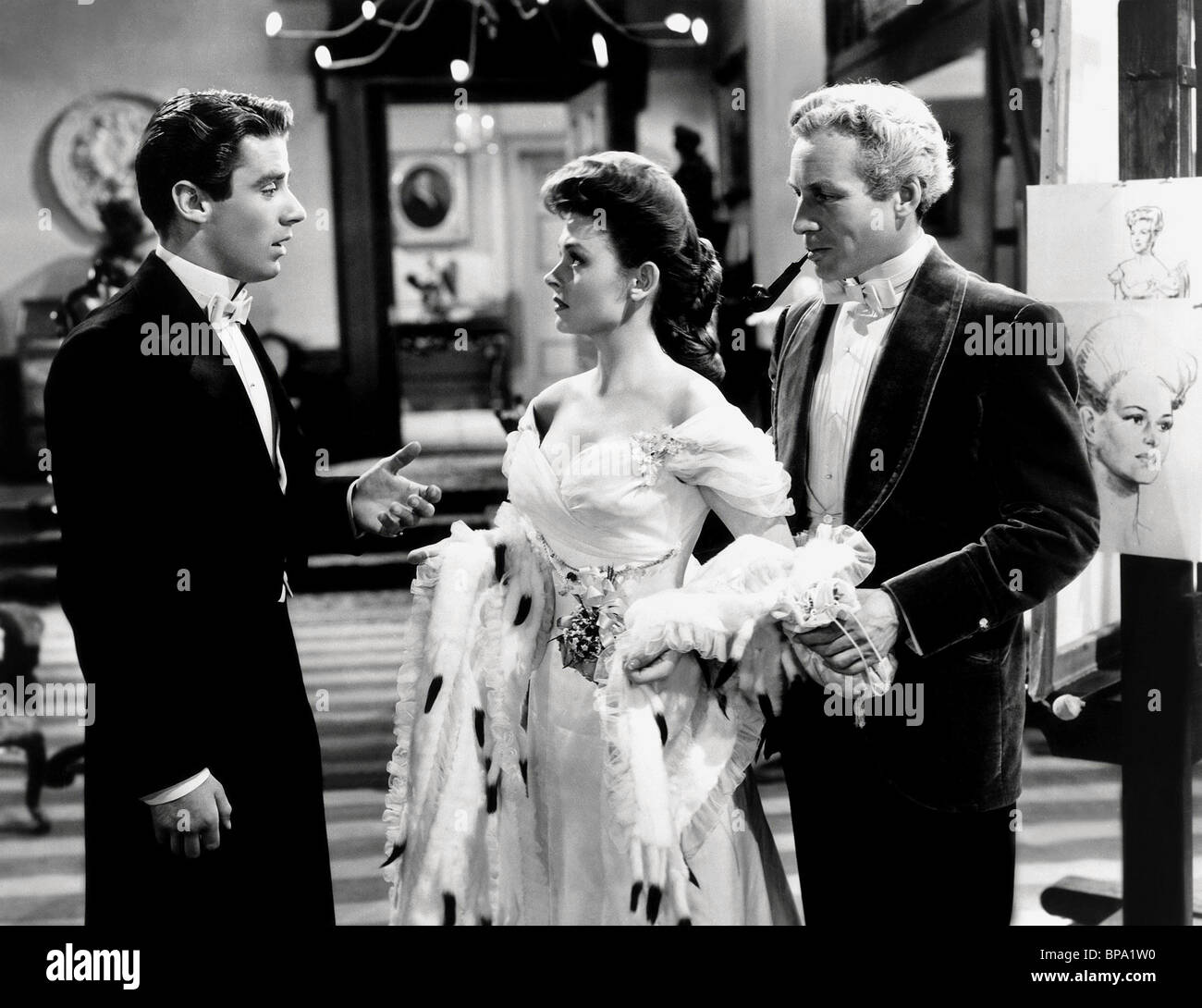 PETER LAWFORD DONNA REED LOWELL GILMORE THE PICTURE OF DORIAN GRAY ...
