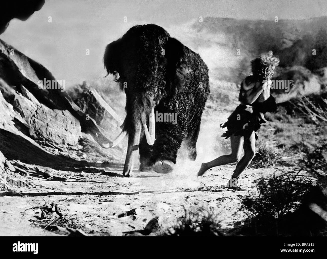 Scene with mammoth chase hi-res stock photography and images - Alamy