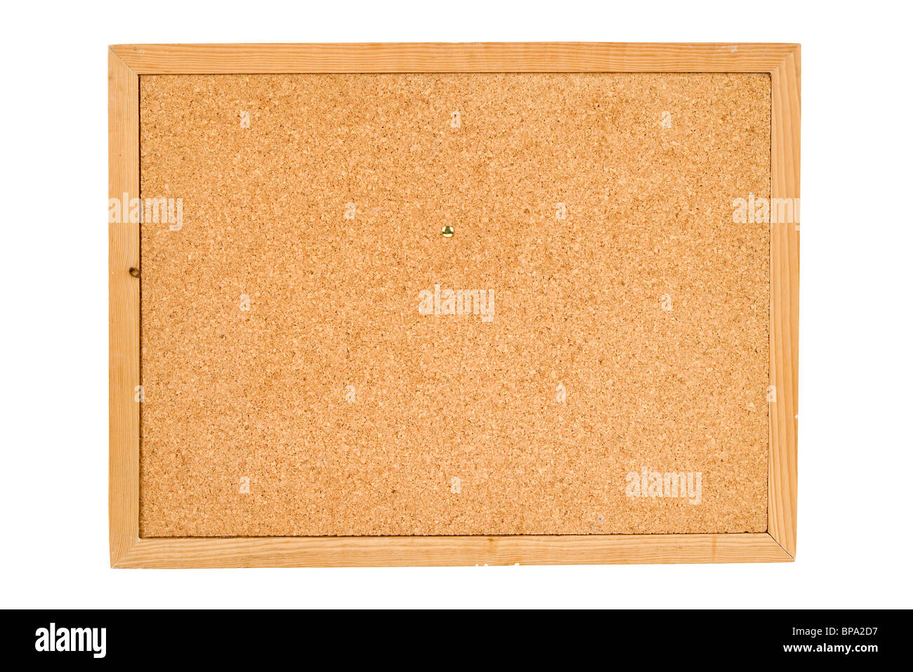 Bulletin Board with white background Stock Photo - Alamy