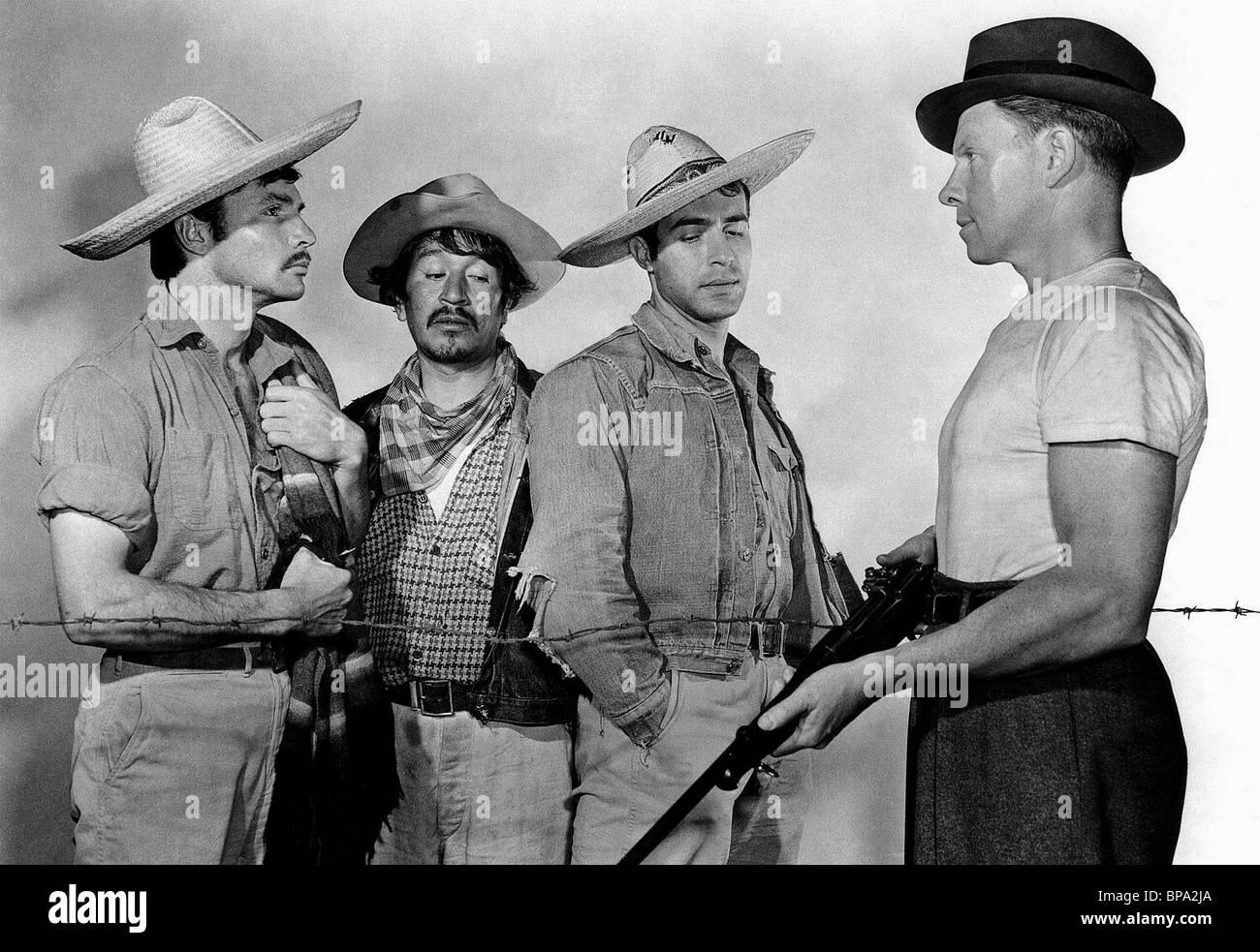 JAMES MITCHELL, RICARDO MONTALBAN, BORDER INCIDENT, 1949 Stock Photo - Alamy
