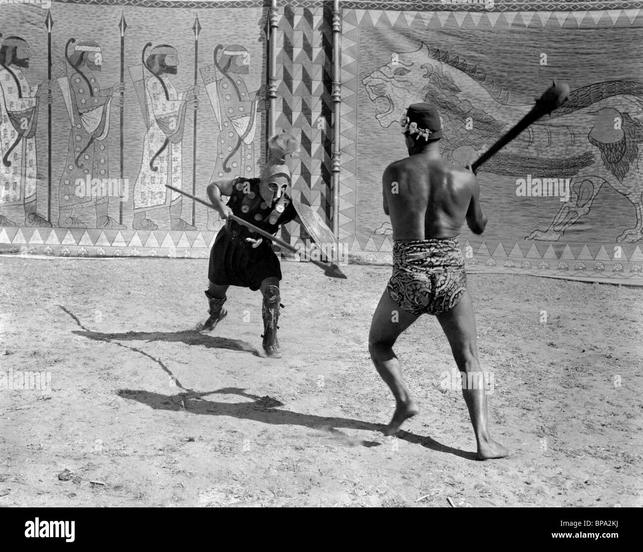 Gladiator Movie Scene Black and White Stock Photos & Images - Alamy
