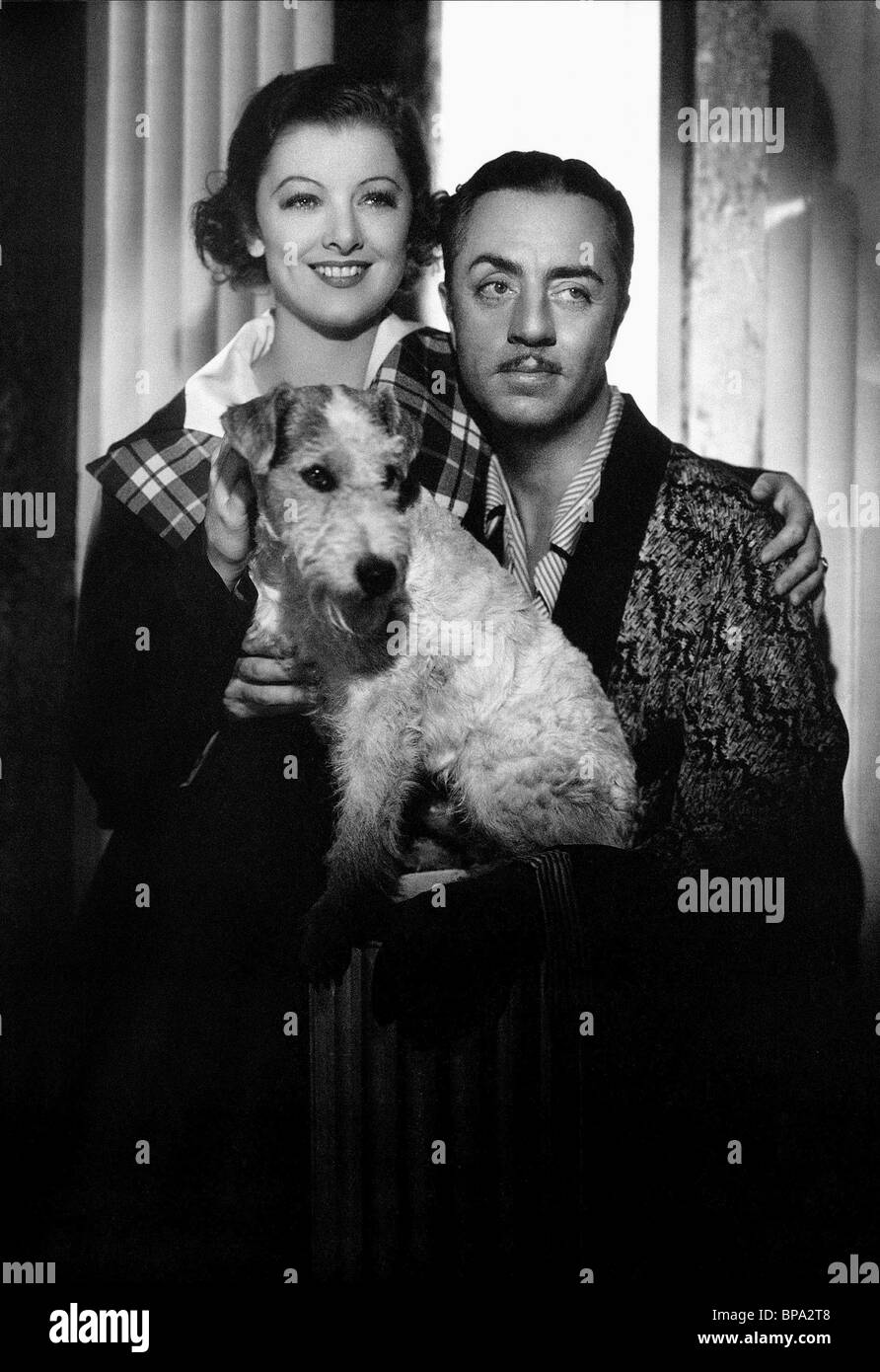Myrna loy william powell Black and White Stock Photos & Images - Alamy