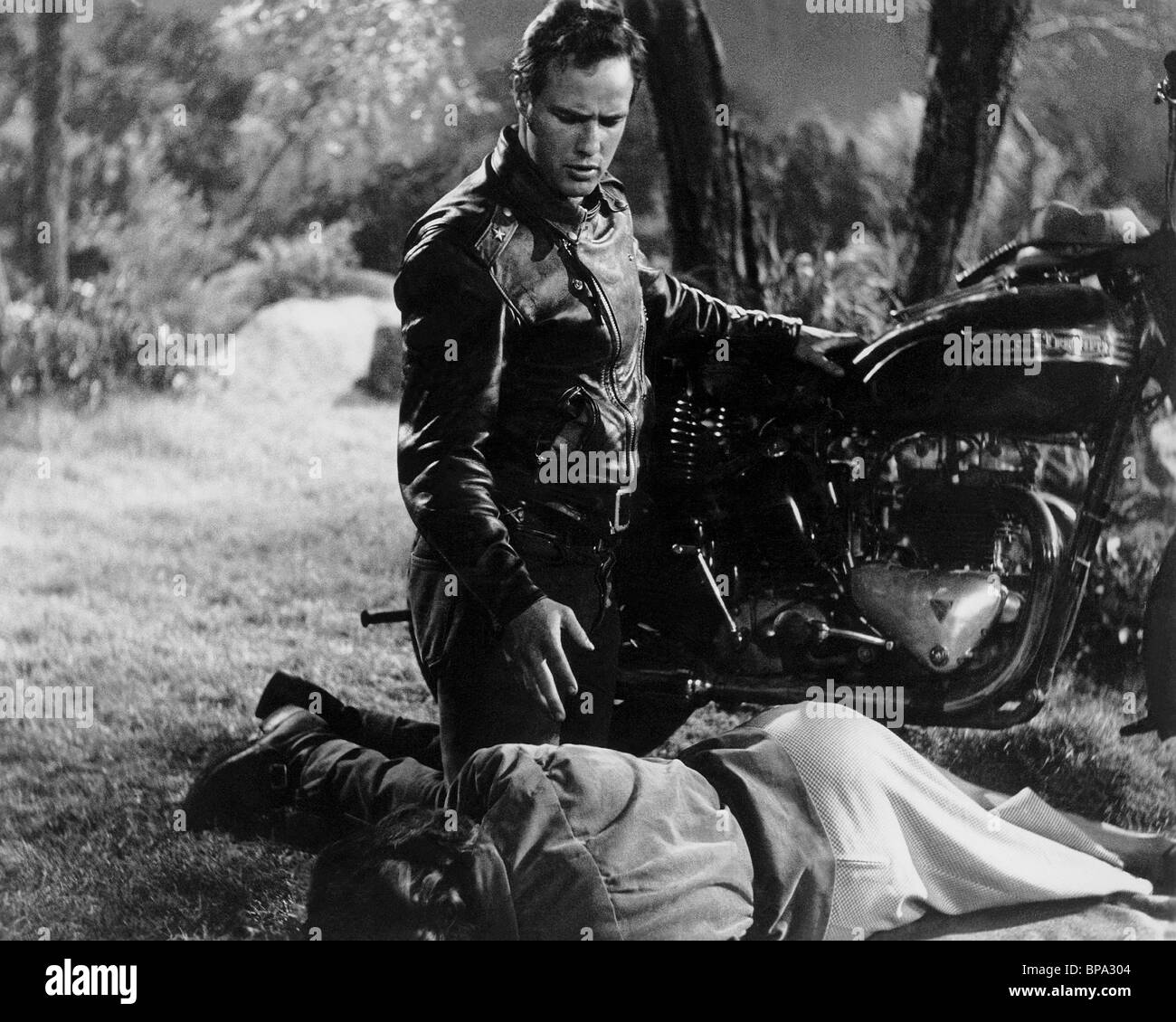 Marlon Brando Wild One Film High Resolution Stock Photography and ...