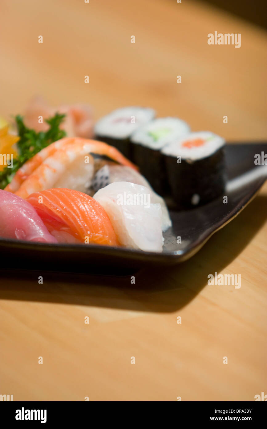 Carefully prepared sushi at Zai Japanese Restaurant in Port Douglas ...