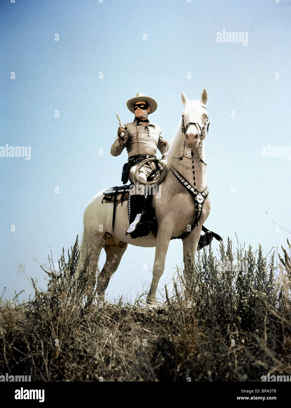 CLAYTON MOORE THE LONE RANGER (1949 Stock Photo - Alamy