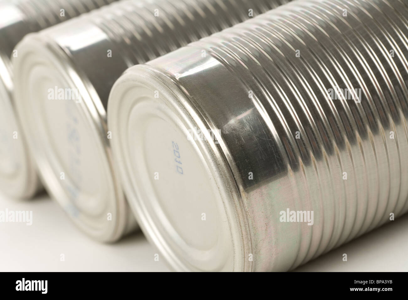 Tin container close up shot for background Stock Photo - Alamy