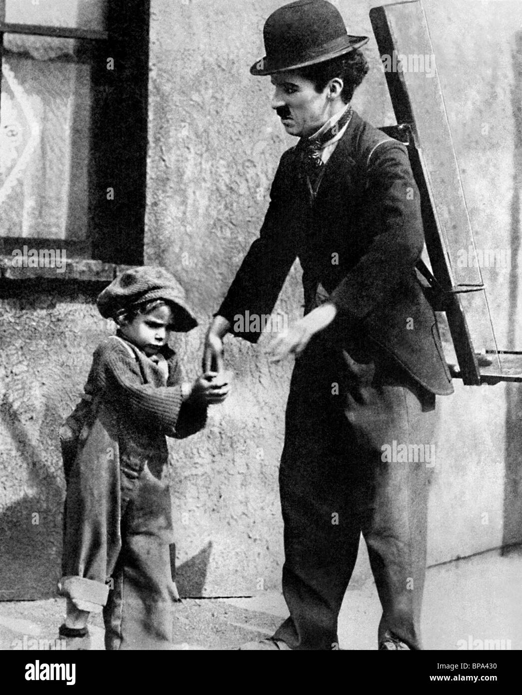 Jackie Coogan And Charlie Chaplin