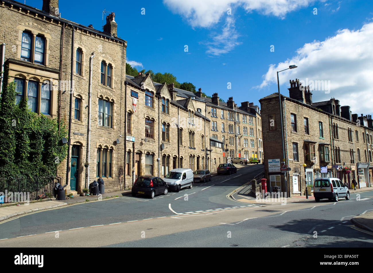 Hebden Bridge And Shops Stock Photos & Hebden Bridge And Shops Stock ...