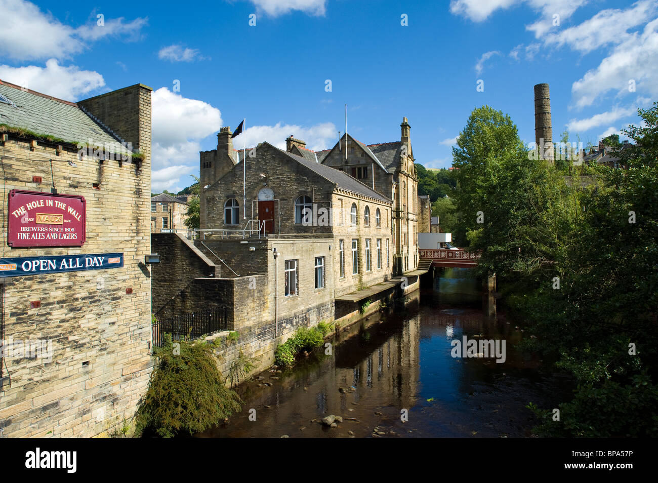 Hebden bridge and shops hi-res stock photography and images - Alamy