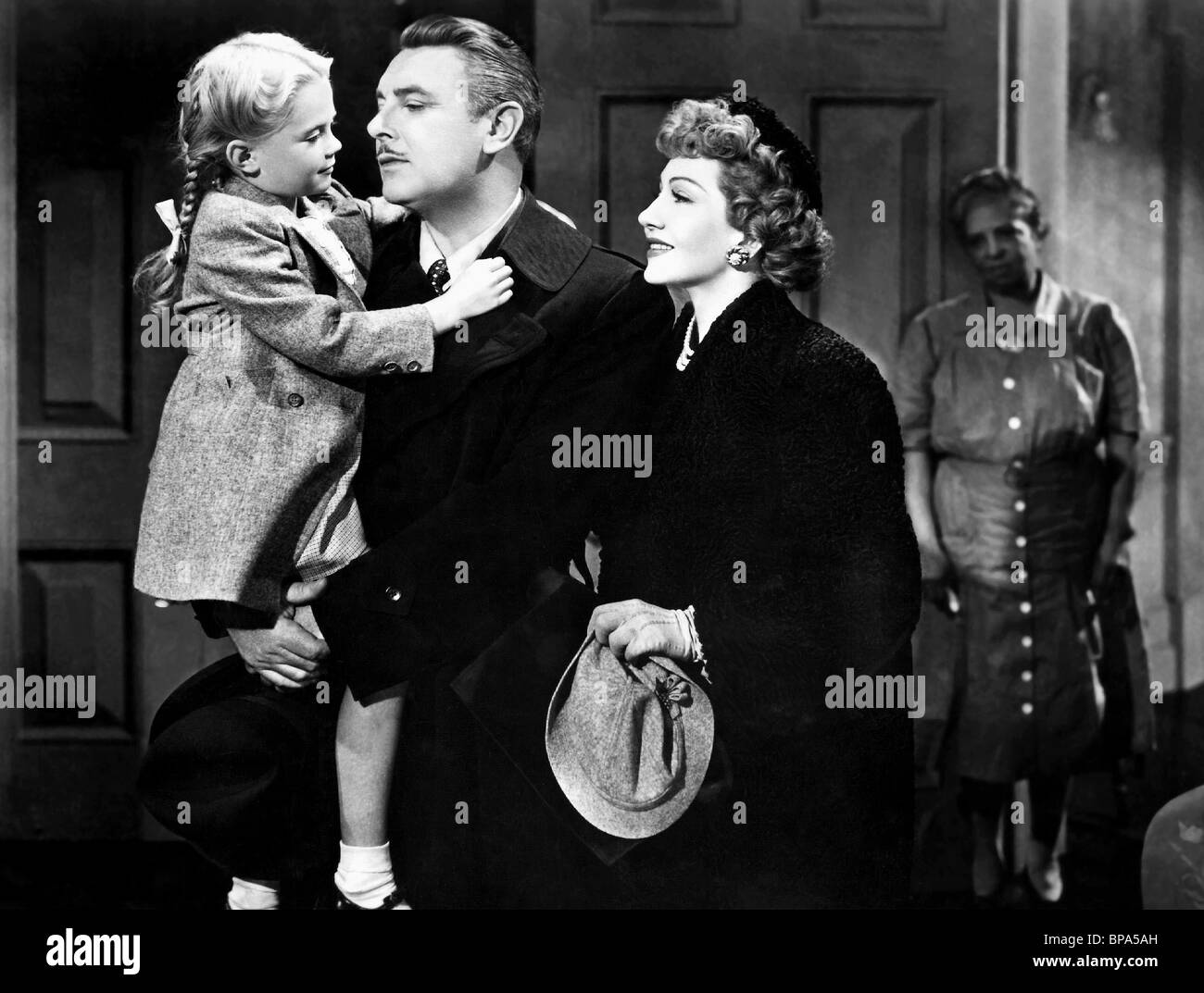 NATALIE WOOD, GEORGE BRENT, CLAUDETTE COLBERT, TOMORROW IS FOREVER ...