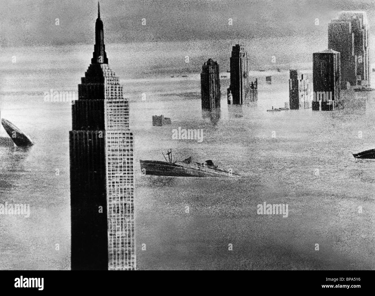 FLOODED MANHATTAN SCENE WHEN WORLDS COLLIDE (1951 Stock Photo - Alamy