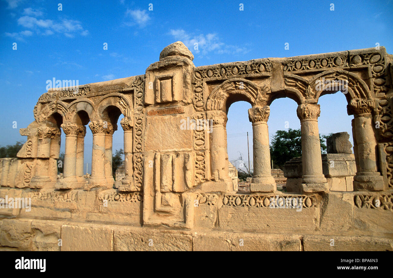 Palestinian territories, Jordan Valley, Hisham Palace in Jericho Stock ...