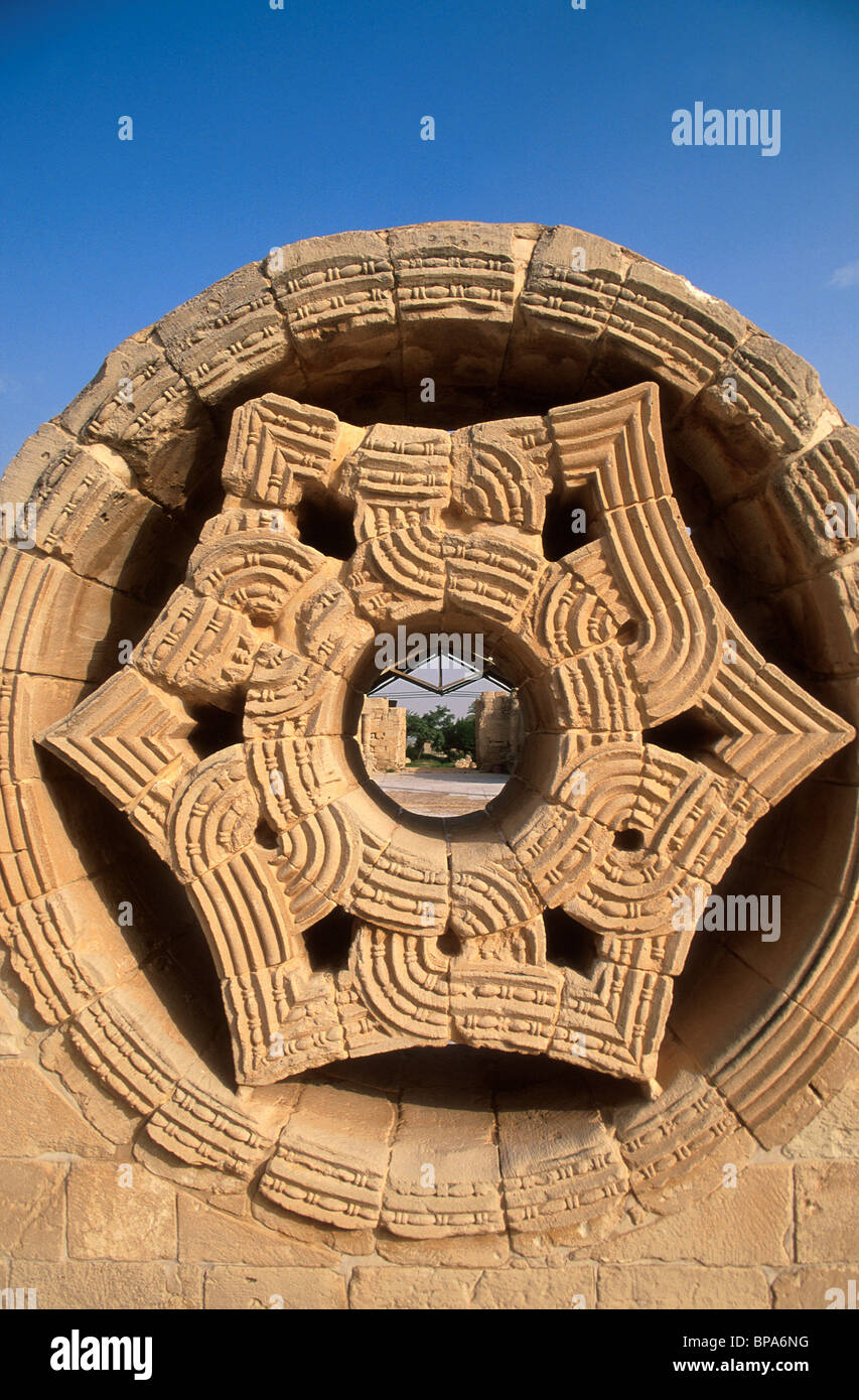 Palestinian territories, Jordan Valley, Hisham Palace in Jericho Stock ...