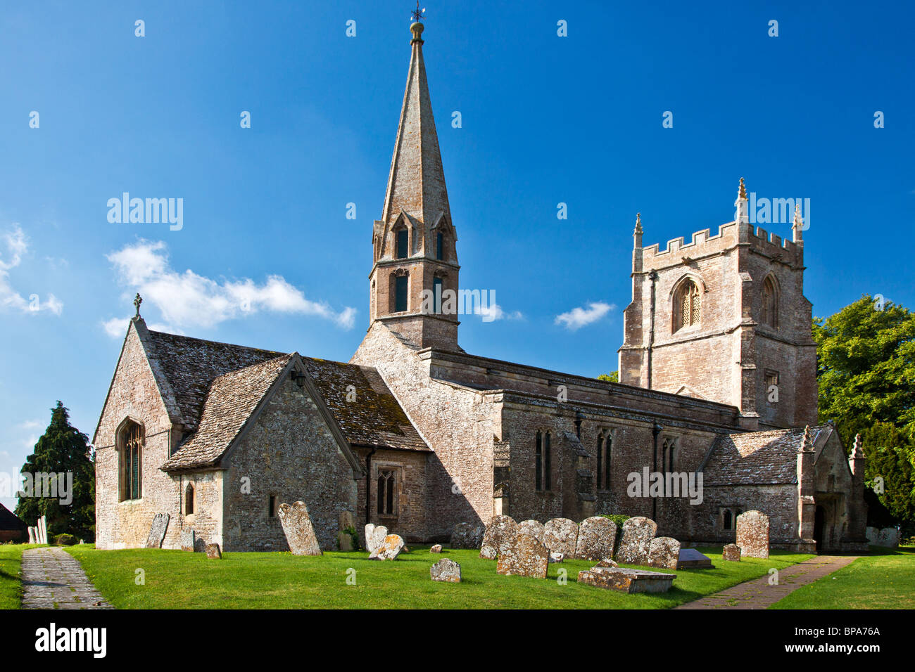 St Andrew's, a typical Church of England, English village church in ...
